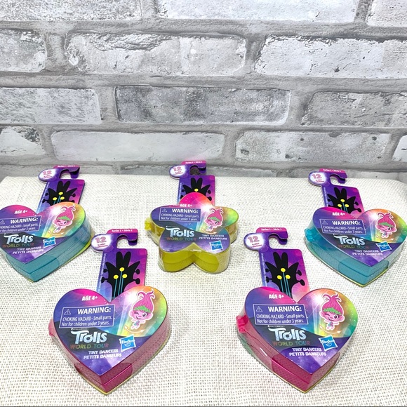 Dreamworks | Toys | Lot Trolls World Tour Tiny Dancers Surprise Toy ...